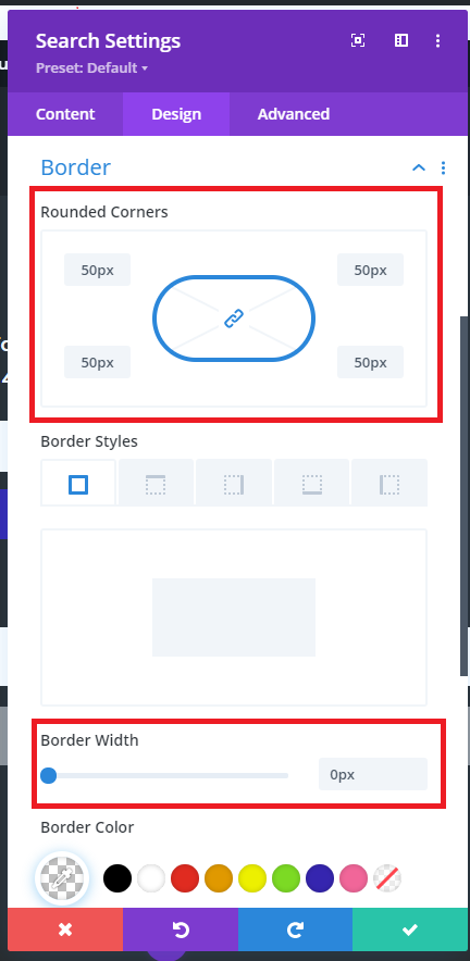 How to style or customize Divi search module